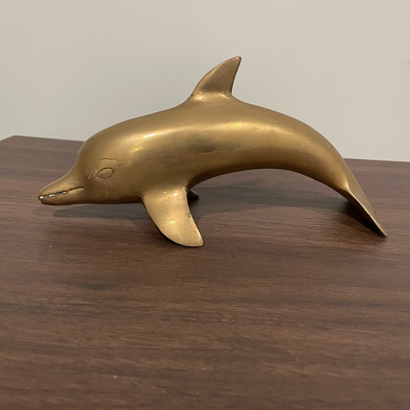 Accents | Vintage Mid Century Brass Dolphin | Poshmark